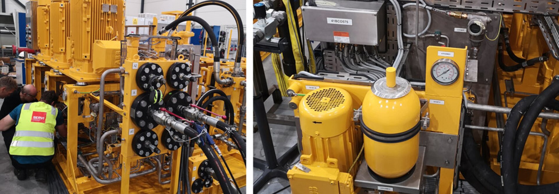 Upgrade of 2 units HPU with starter cabinets | Servi