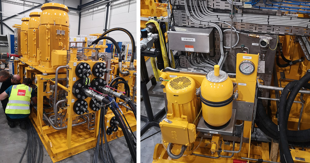 Upgrade of 2 units HPU with starter cabinets | Servi